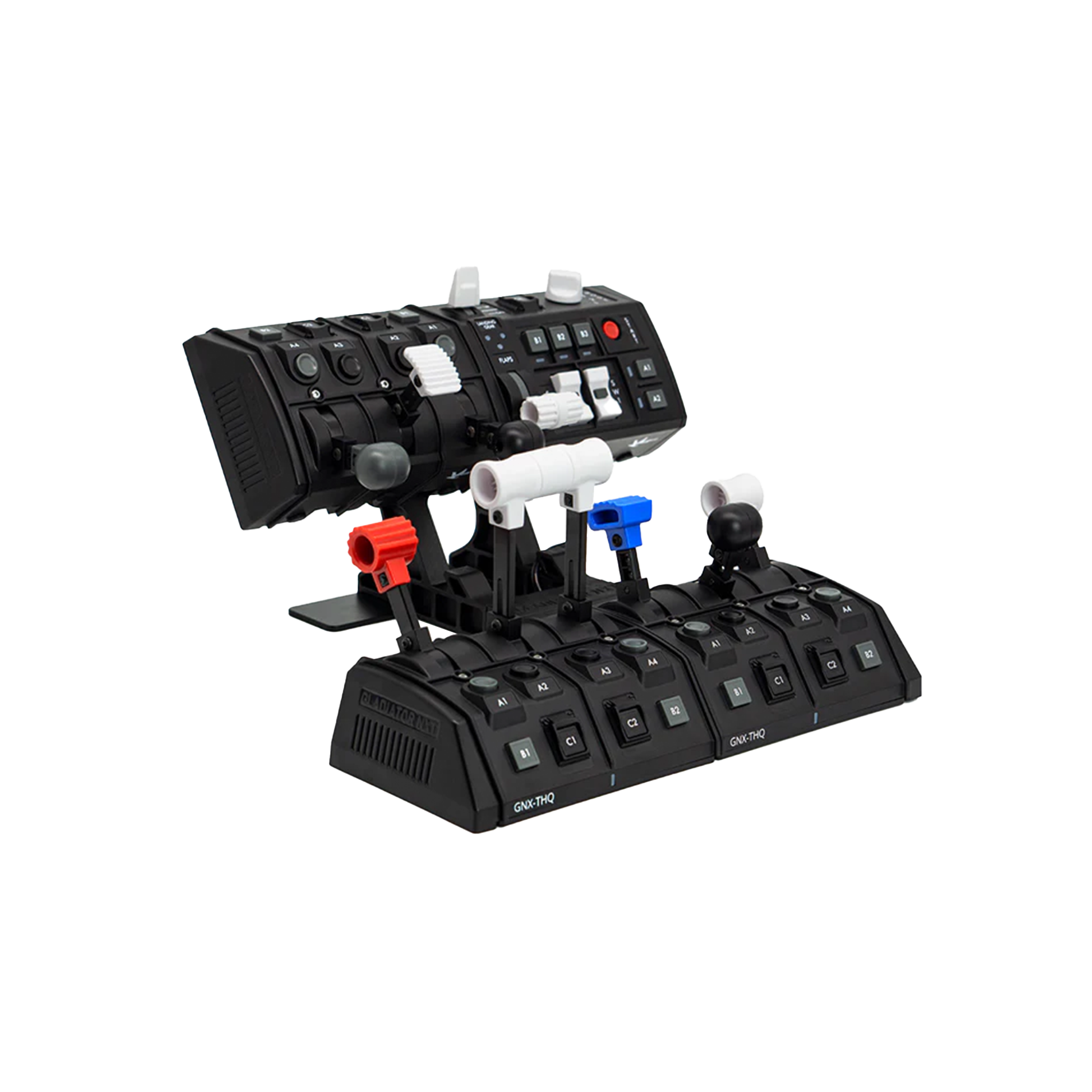 VKB Sim NXT Dual THQ + THQ-V + SEM-V Combo | 3x Axis + Vertical Switch ...